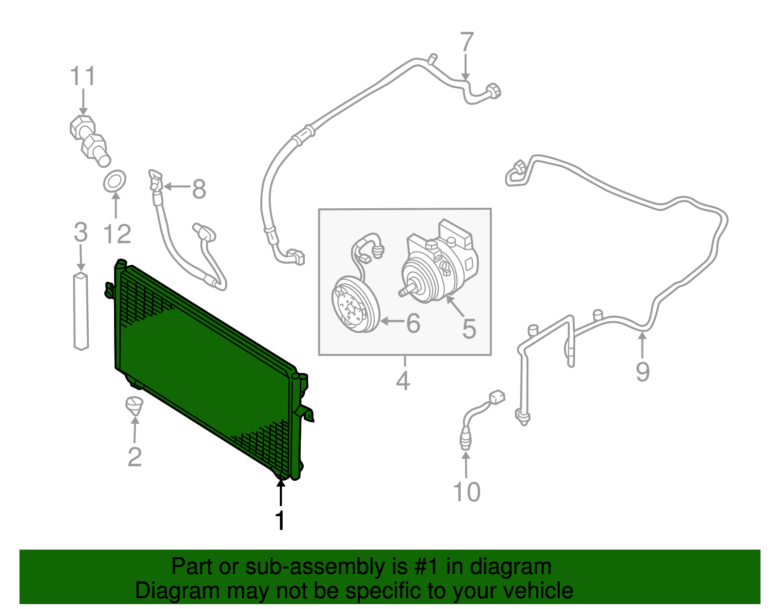 2002-2008 Nissan Condenser 92100-8J050 | Nissan Parts OEM