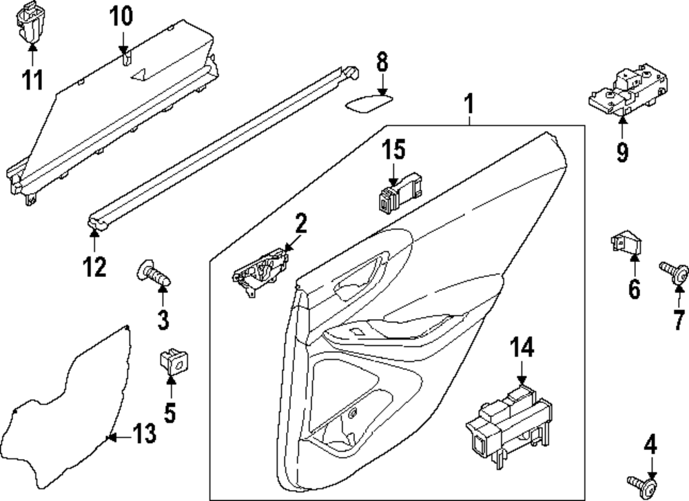 2022-2024 Hyundai Ioniq 5 Belt Weather-Strip 83230-GI000 | MotorMotor