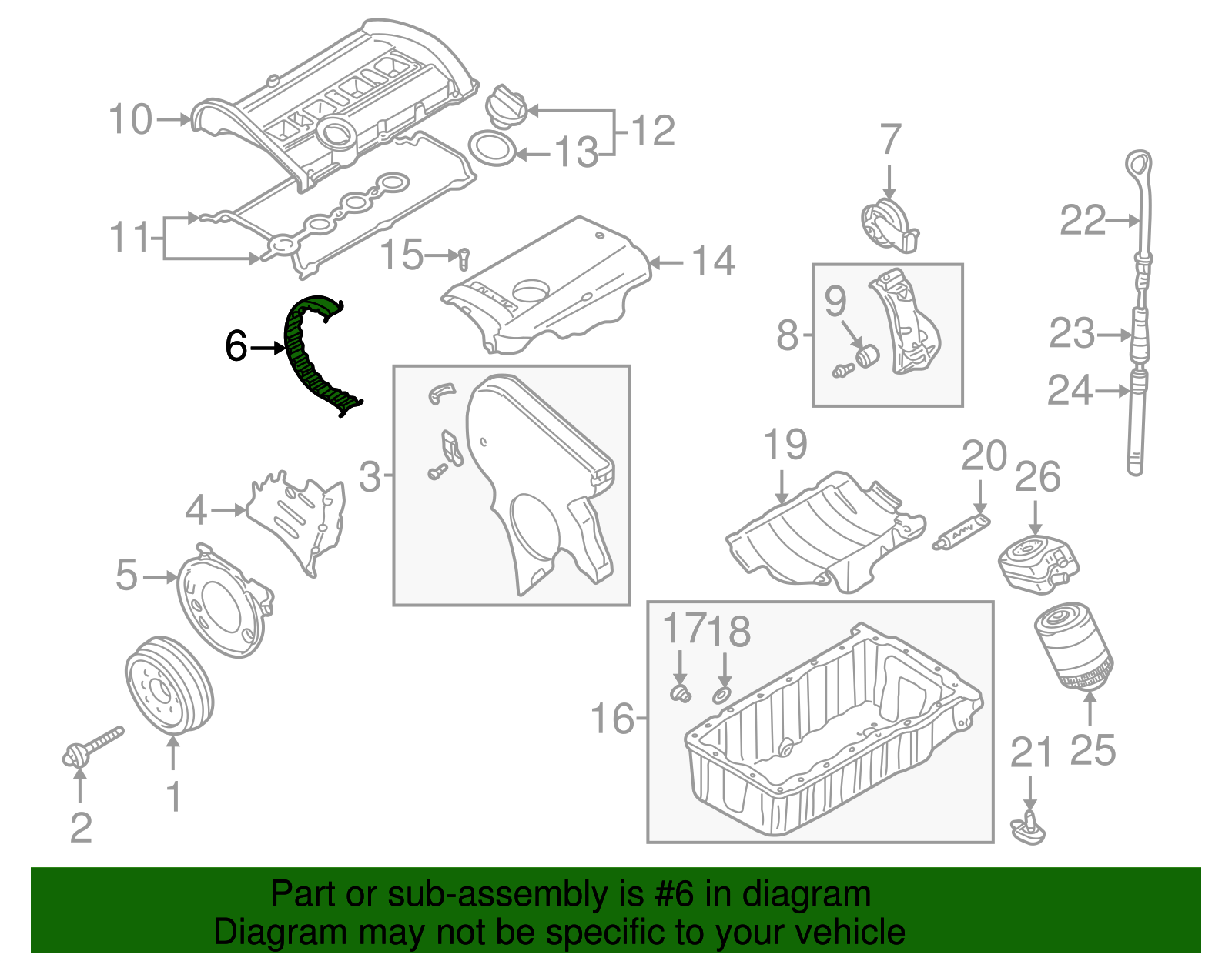 06B-109-119-F - Timing Belt - 2000-2005 Volkswagen Passat | World VW Parts