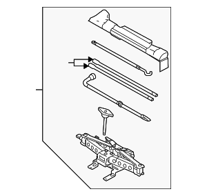 7L3Z-17080-B - Jack Assembly - 2005-2008 Ford | Lasco Auto Parts