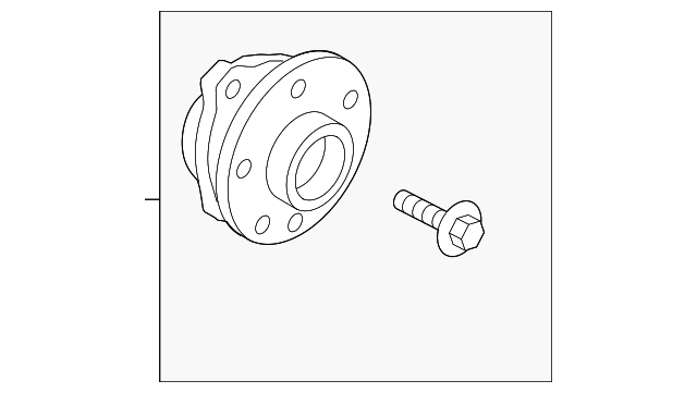 2022-2025 Audi Hub & Bearing 5Q0-407-621-D | Audi OEM Parts Guy