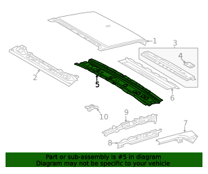 63106-48030 - High-Quality Roof Bow for 2021-2024 Toyota Venza ...