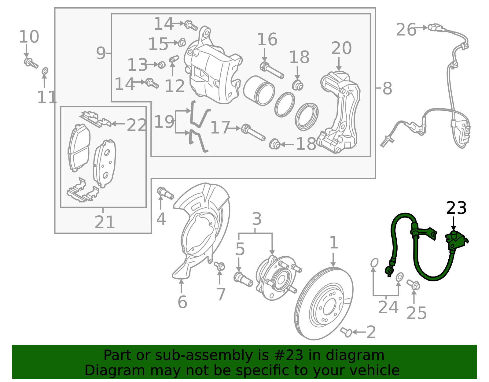 2019-2022 Hyundai Veloster N Flex Hose 58732-K9000 | MotorMotor