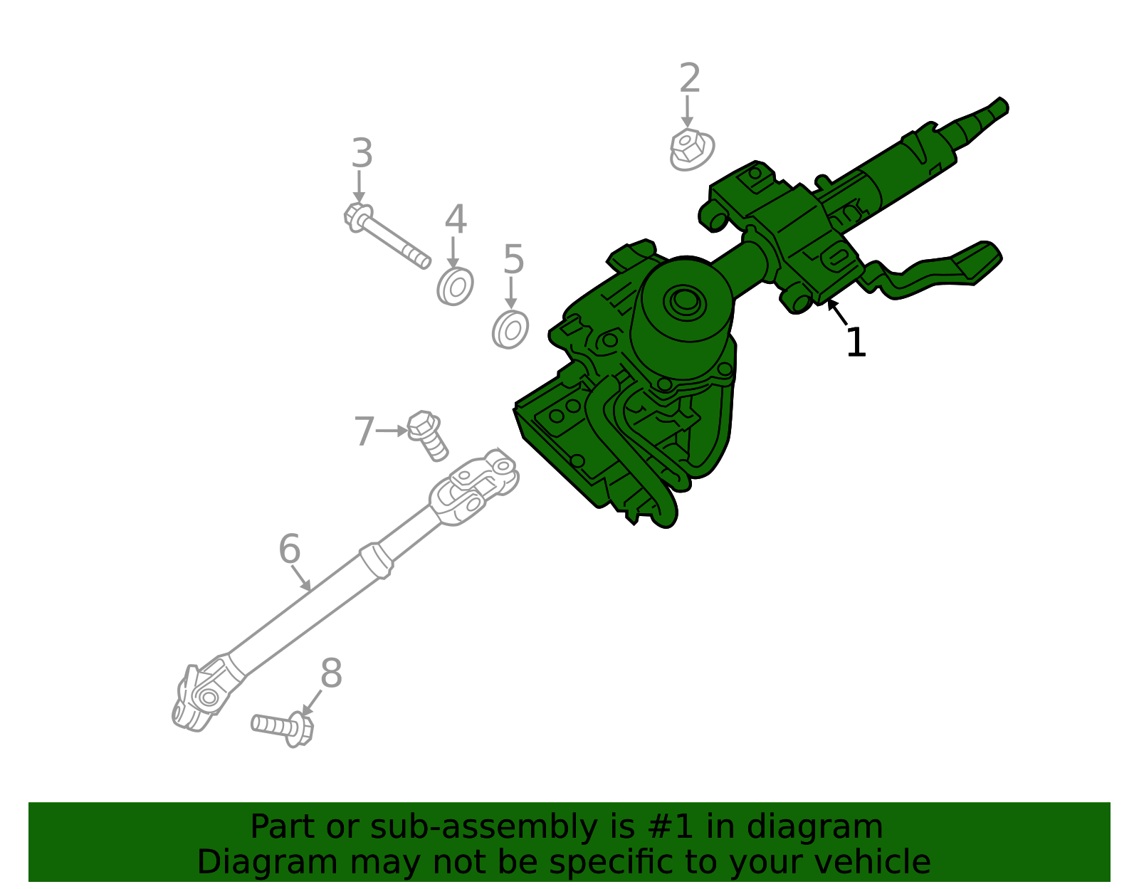 2015-2017 Hyundai Elantra GT Power Steering Assist Motor 56310-A5010 ...