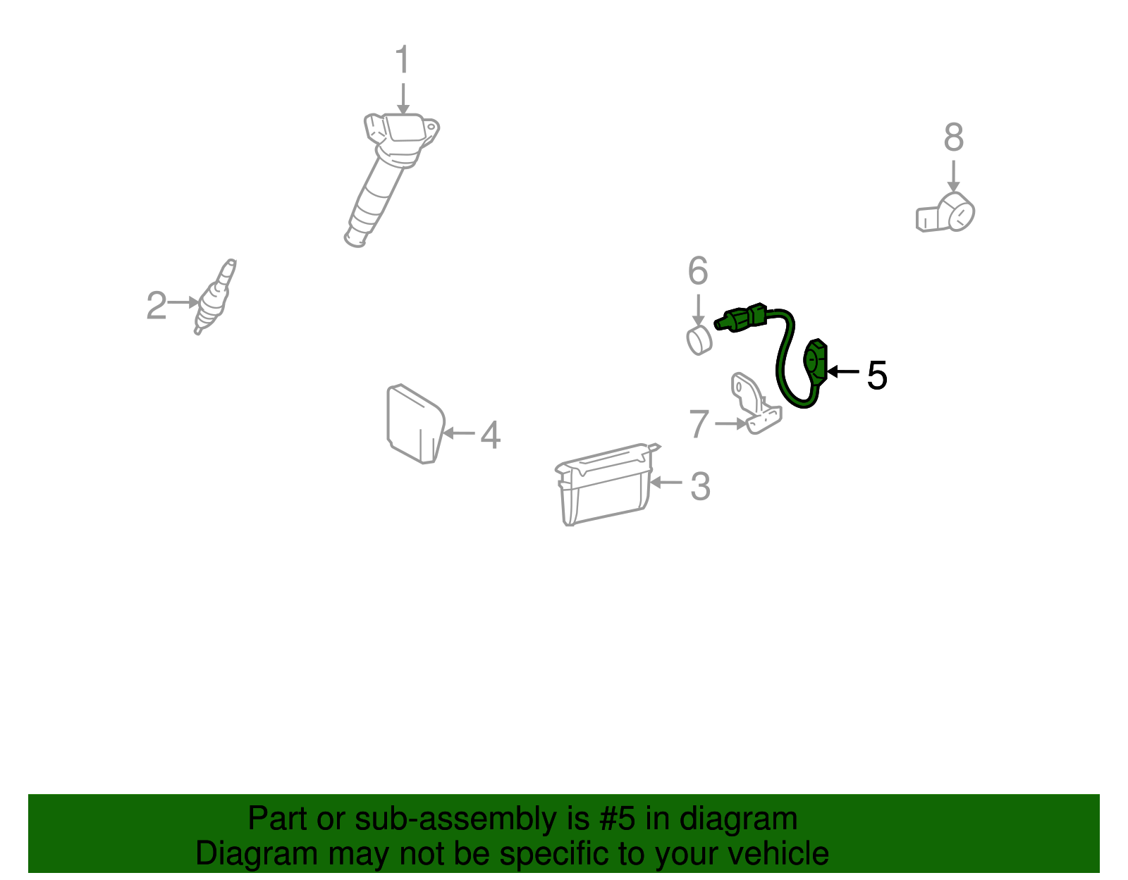 89458-30011 - Pressure Sensor 2006-2015 Lexus | Longo Lexus Parts