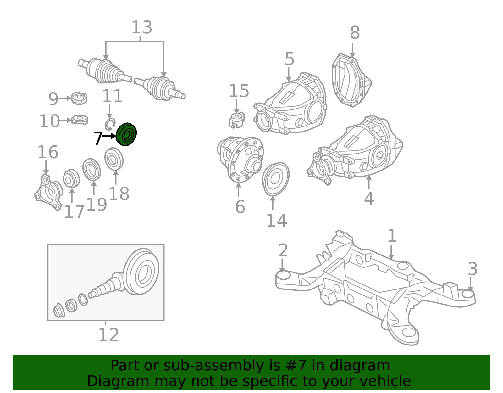 2005-2023 Mopar Input Shaft Bearing 05143671AA | Mopar Parts Canada