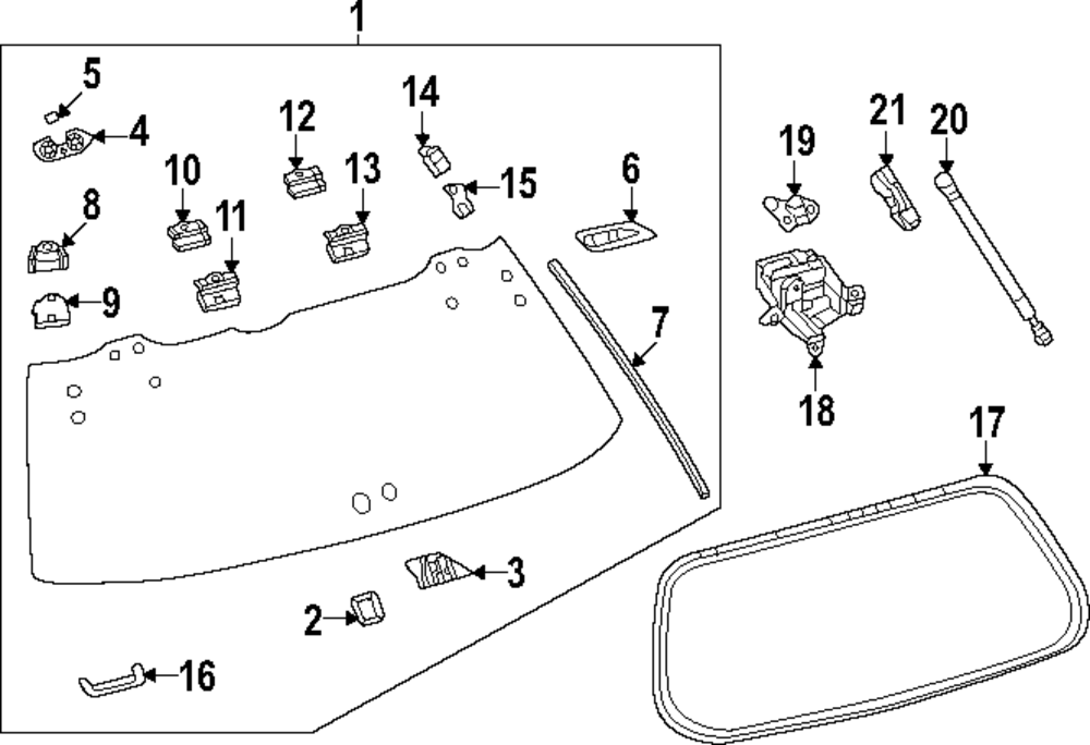 2023-2025 Toyota Sequoia Lock Assembly 69370-0C010 | Toyota Parts Center
