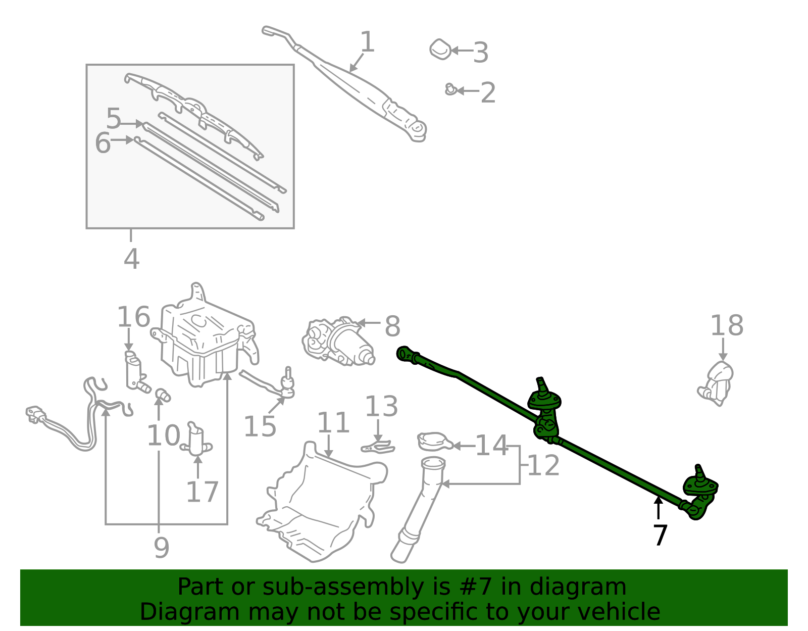 Wiper Linkage 85150-35200 | OEM Parts Quick