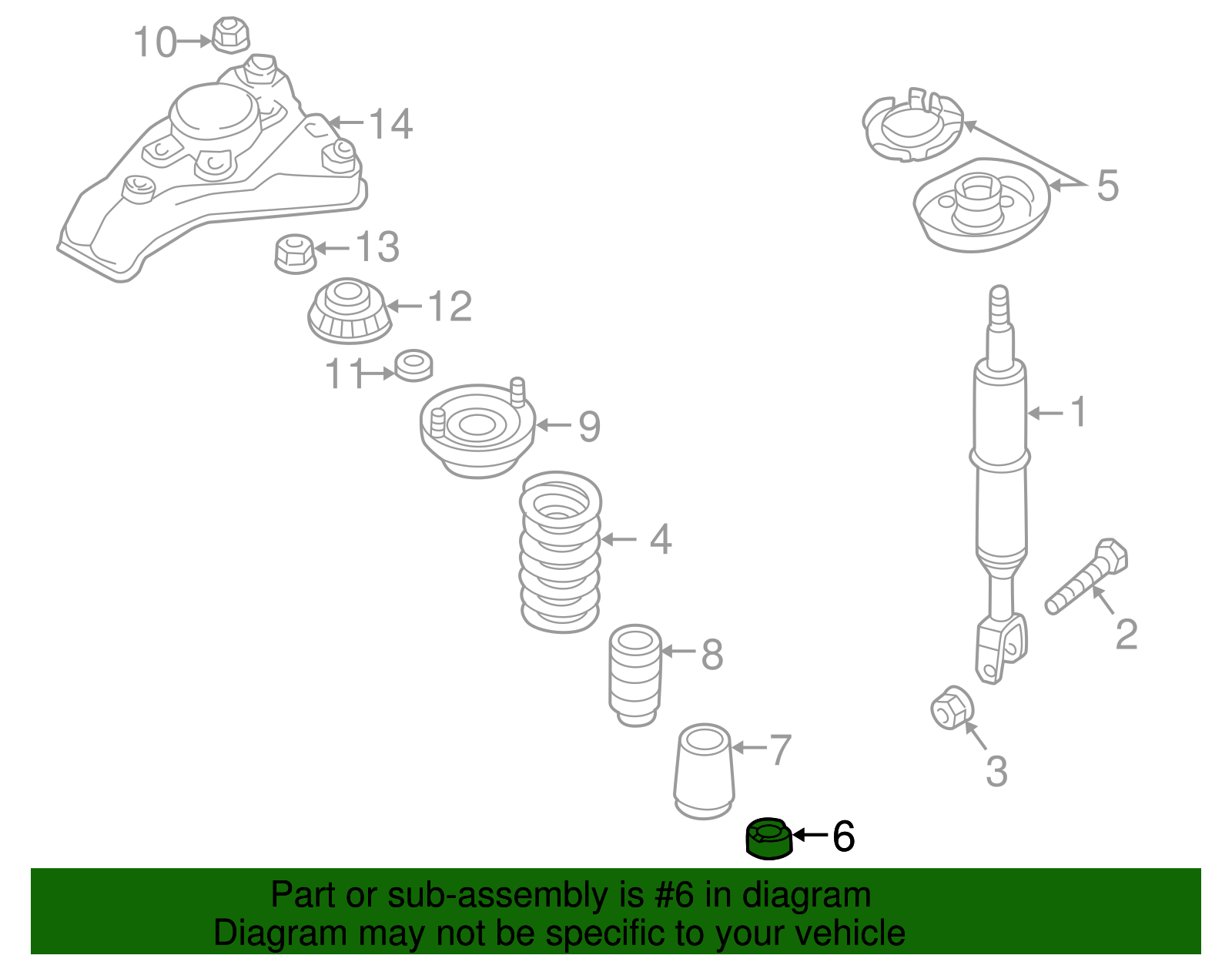 4D0-412-127 - Lower Cap 1998-2005 Volkswagen Passat | Wolfsburg Parts ...