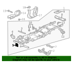 2020-2025 GM (Replaces 84608604) Bumper Impact Bar Bracket 85664314 GM ...
