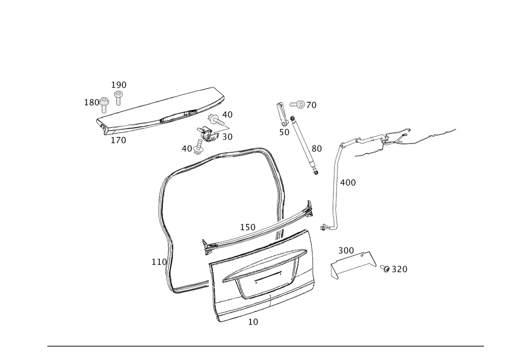 4519880004 - Pneumatic Spring 2011-2018 Smart Fortwo | Mercedes-Benz ...
