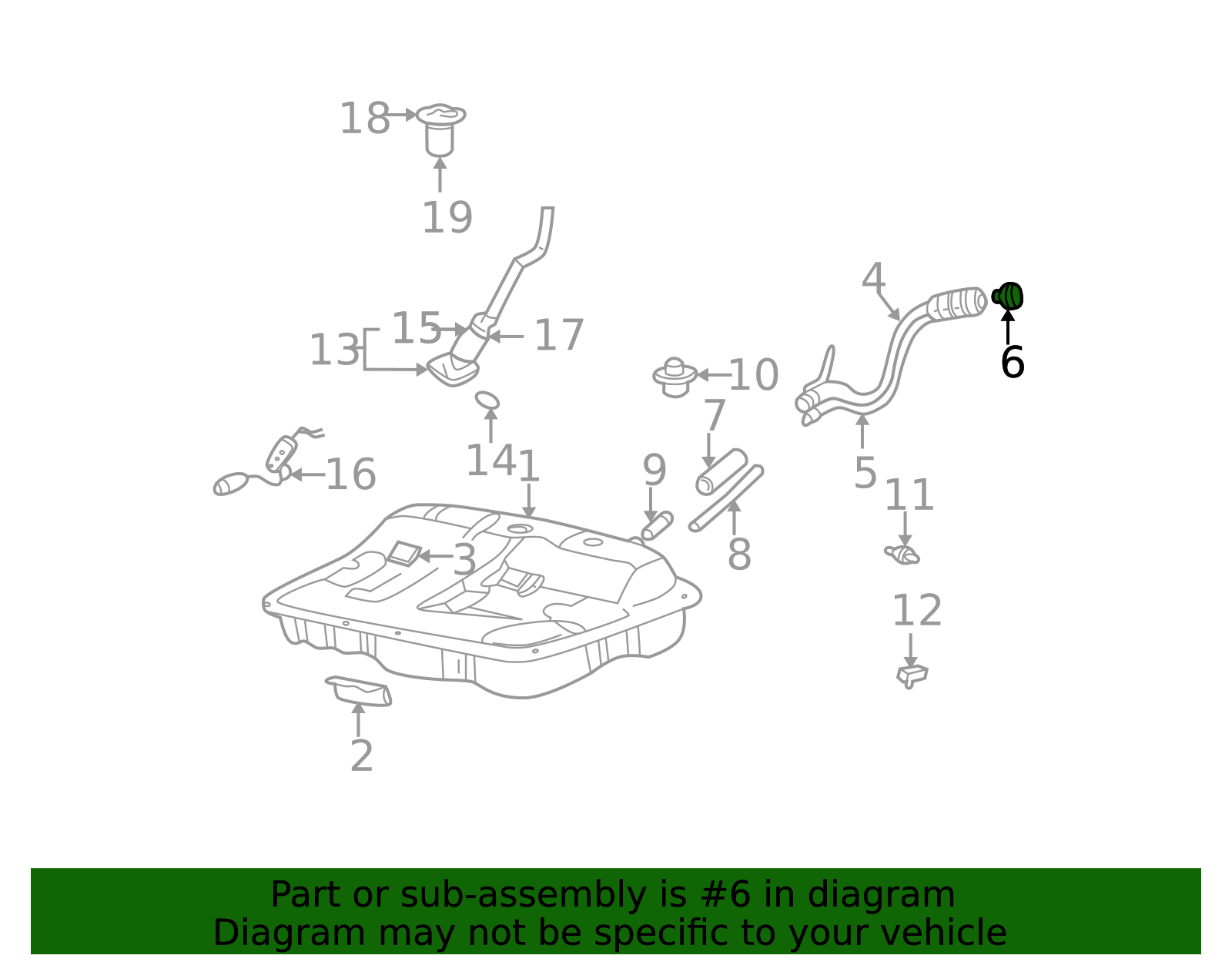 1996-2001 Hyundai Fuel Tank Cap 31010-28500 | OEM Parts Online