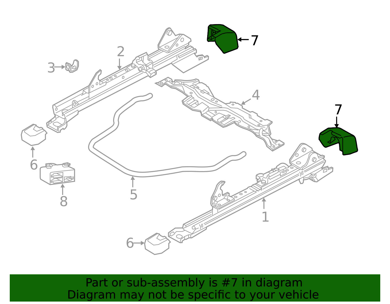 2010-2014 Volvo XC60 Track Cover 39857931 | TascaParts.com