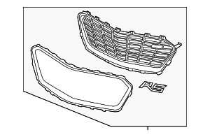 2016-2018 Chevrolet Cruze Front Grille 84009674 | Shop Matick Buick GMC