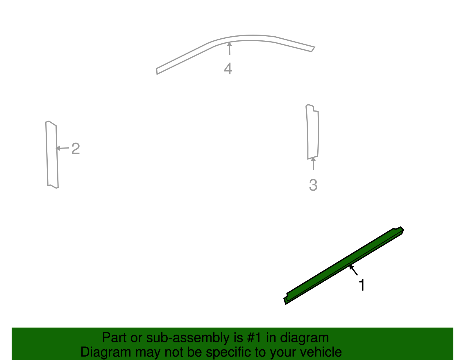 2009-2013 Mazda 6 | Belt Molding | GS3L-50-660F | Mazda Online Parts