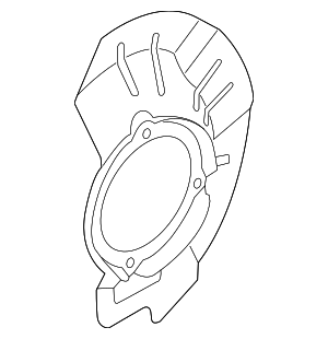 51755-J9100 - Splash Shield 2019-2022 Kia Niro EV | Kia.Parts Store