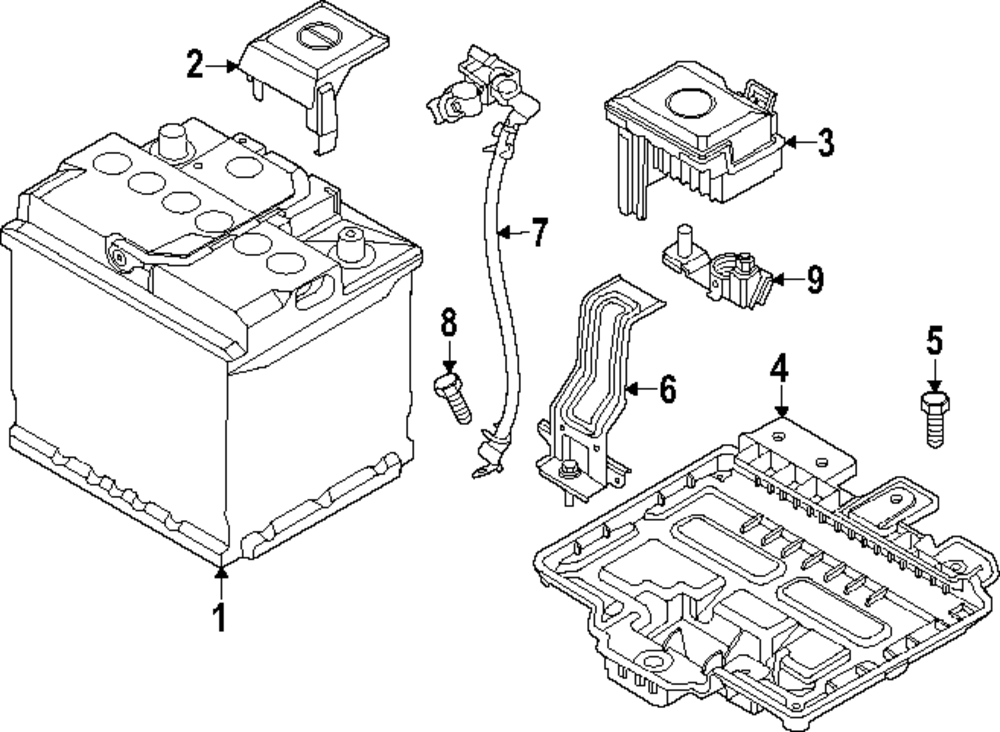 2023-2025 Kia Niro EV | Battery Current Sensor | 37180-AO000 | Kia Auto ...