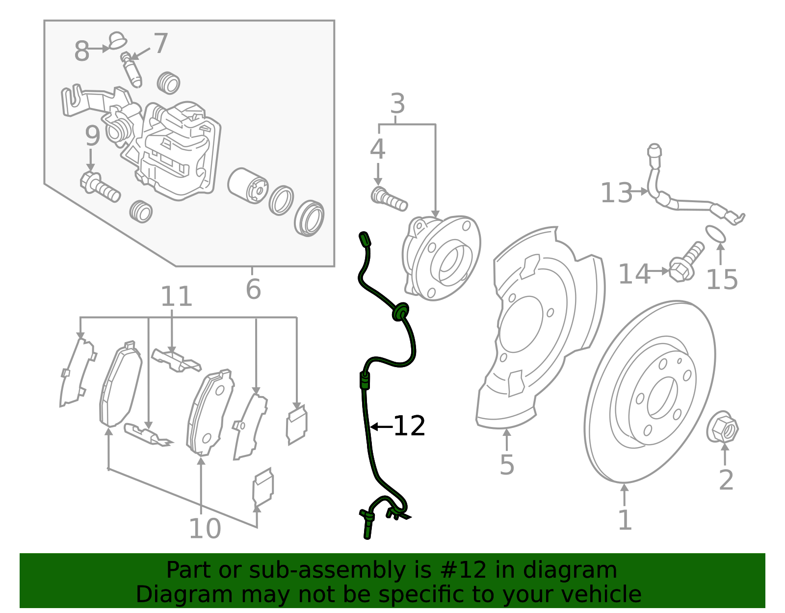 Mazda ABS Wheel Speed Sensor - Precise Brake Control - Part #N243-43 ...