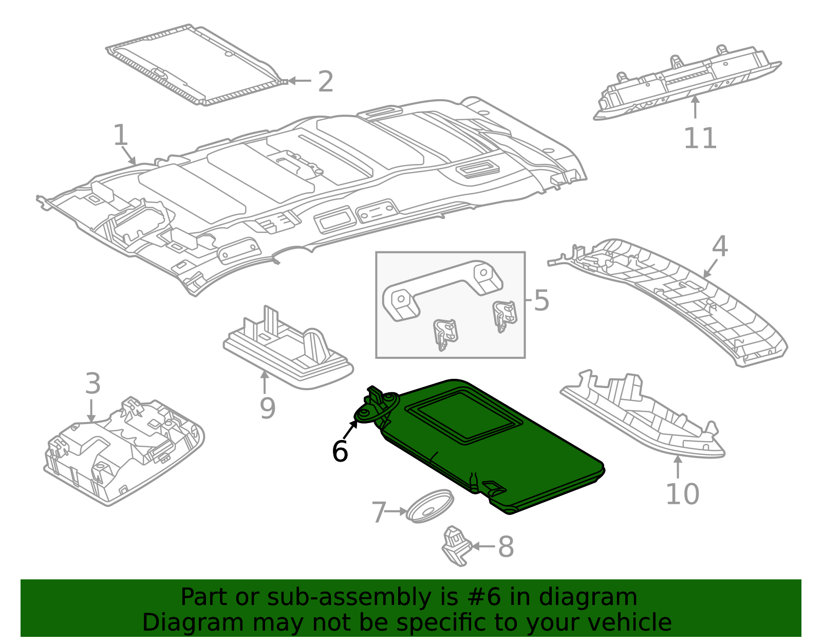 74320-08050-C0 - High-Quality Sun-Visor for 2025 Toyota Sienna ...