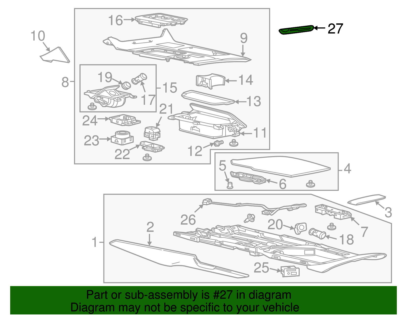 2018 Chevrolet Corvette Front Floor Console Applique with Personalized ...