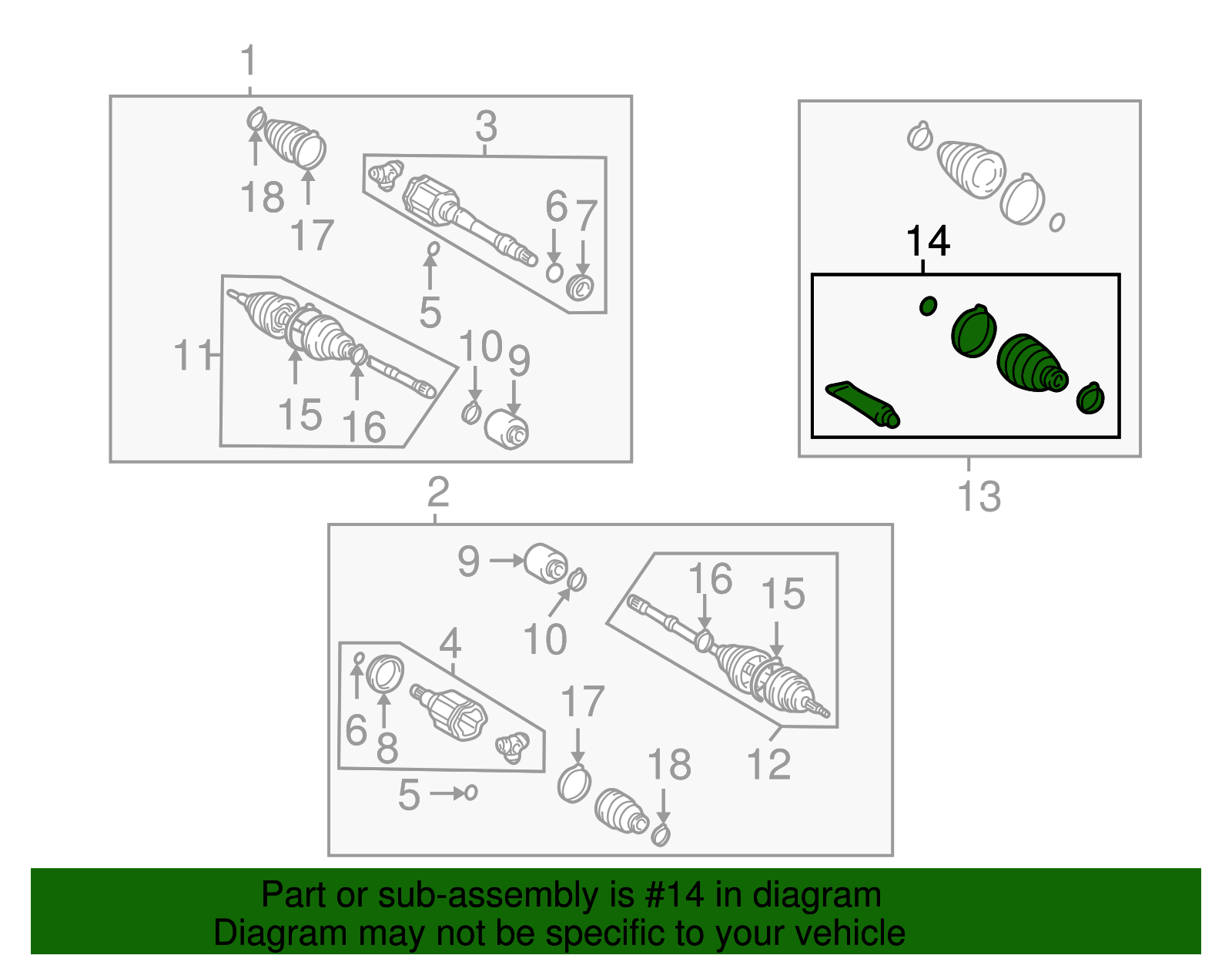 04438-58030 - Boot Kit - 2001-2007 Toyota | Lithia Toyota Parts