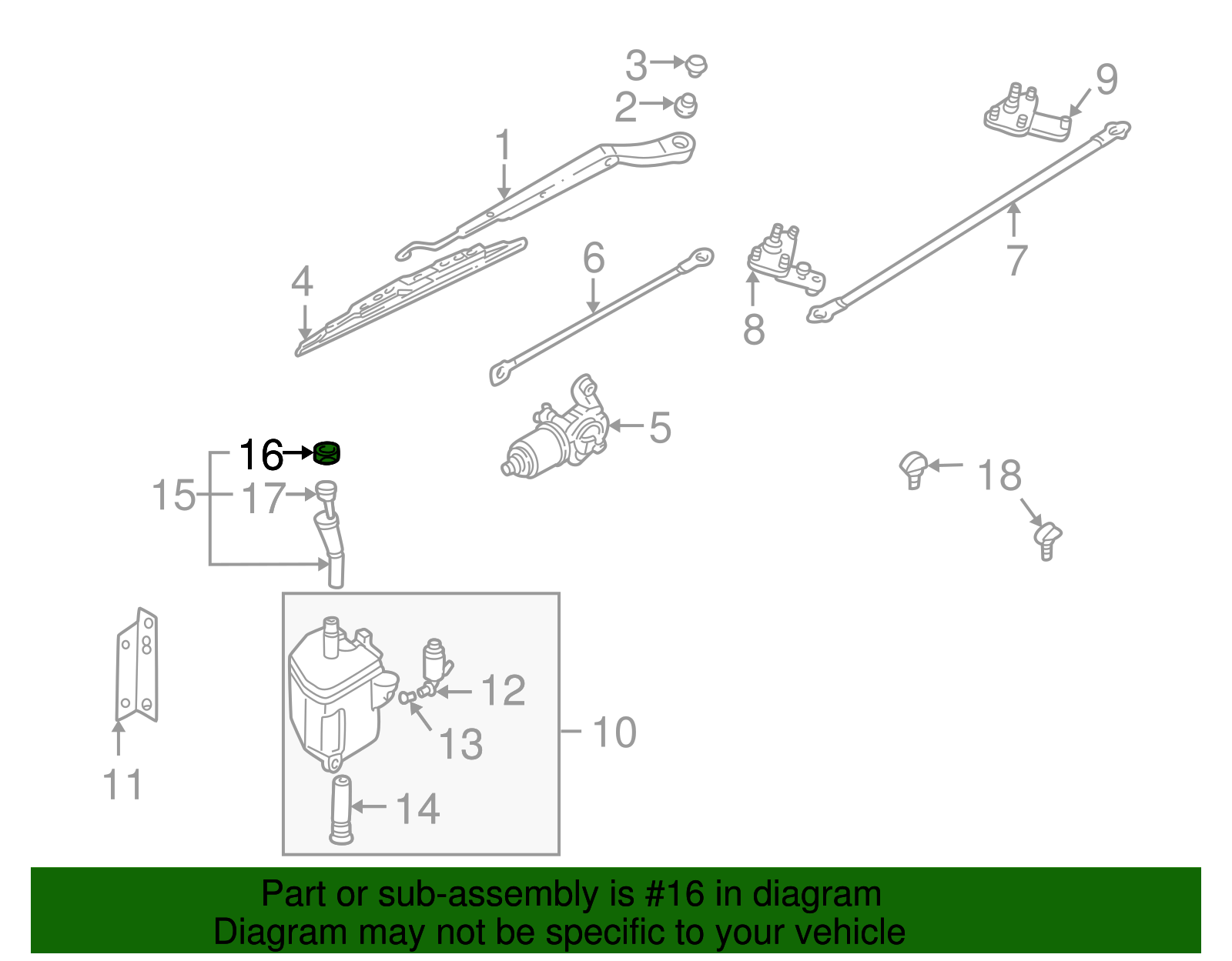 28913-JM01A - Cap-Windshield Washer Tank - 1993-2004 Infiniti ...