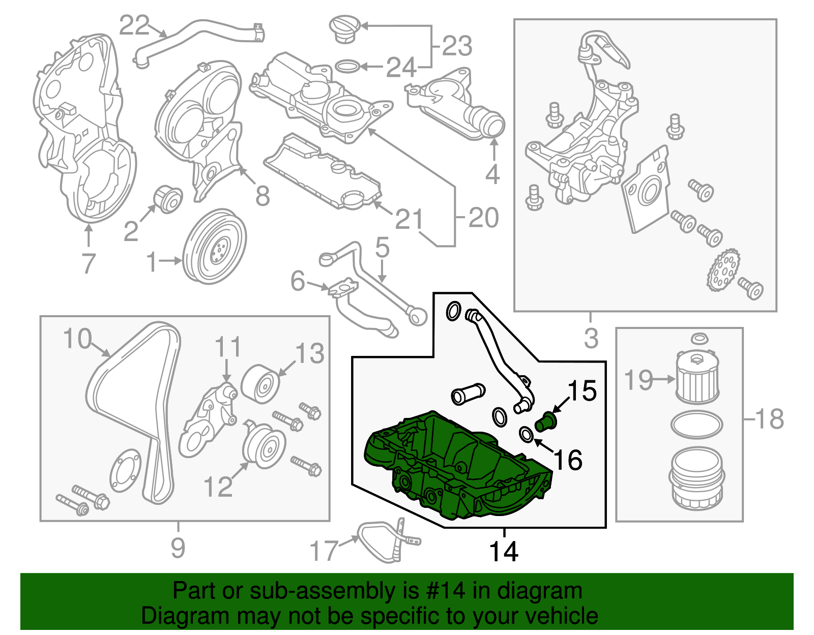 31480325 - Oil Pan - 2015-2018 Volvo | Volvo OEM Parts Direct