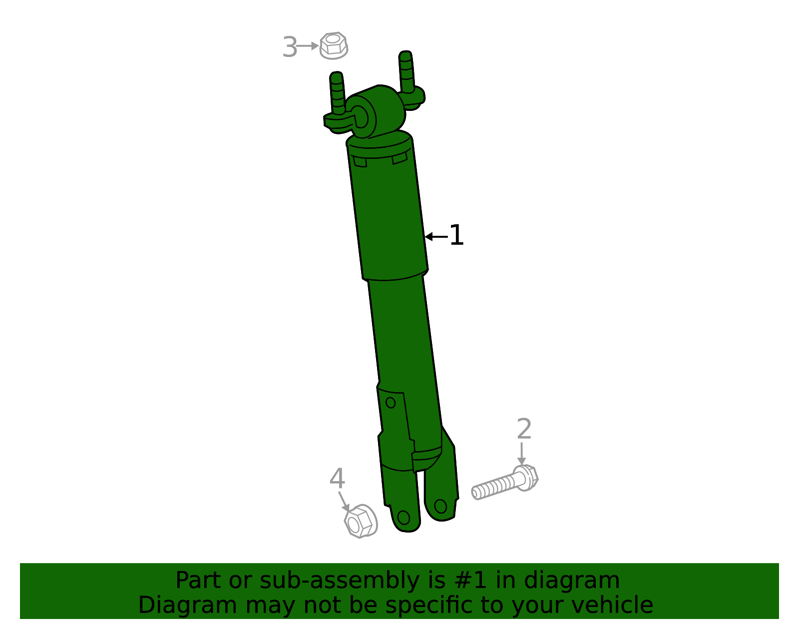 2020-2025 GM Front Shock Absorber 84748181 | Shop Matick Buick GMC