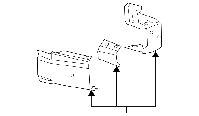 2003-2025 GM Front Bumper Impact Bar Bracket 15757010 | Shop Matick ...