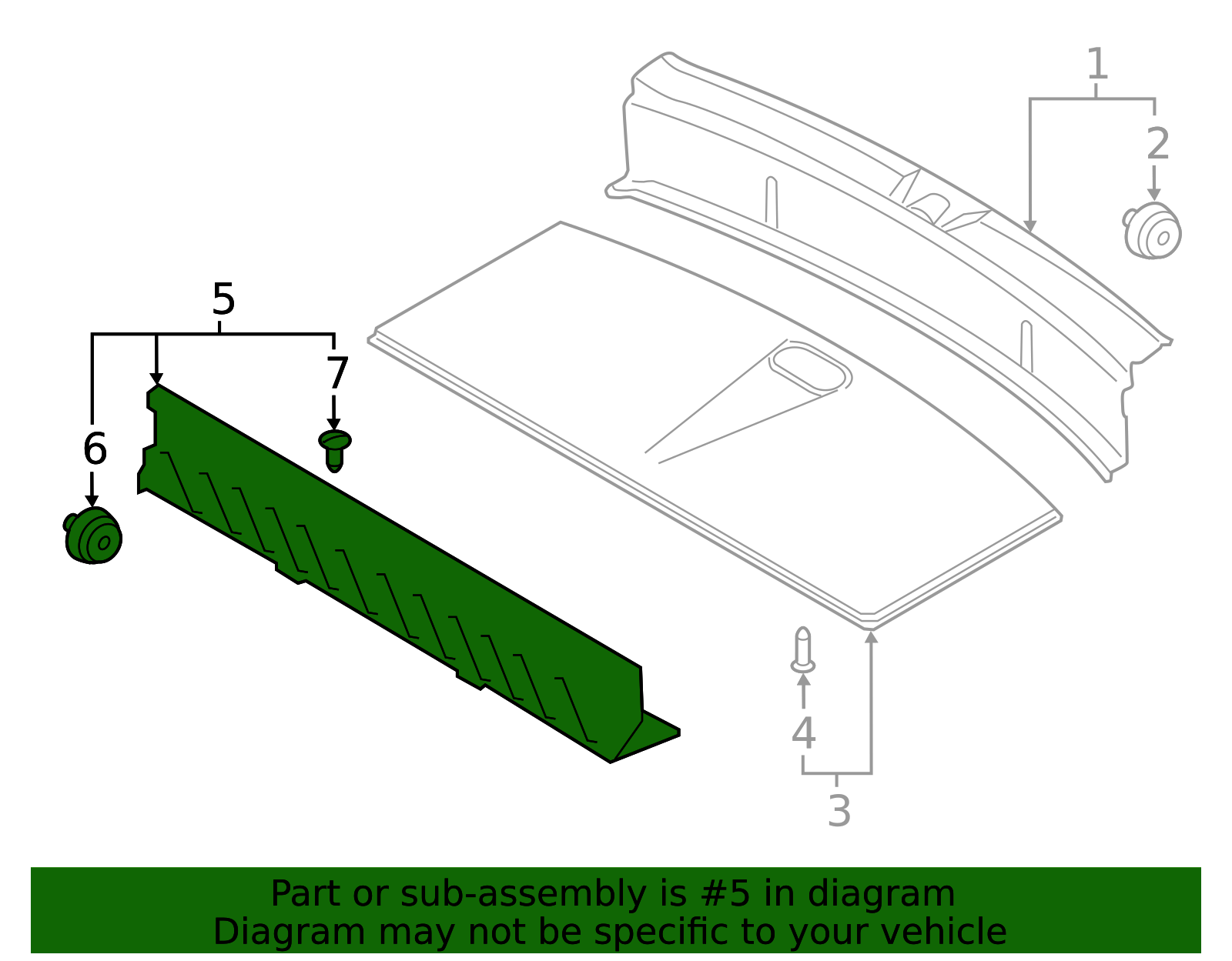 85720-S9000WK - Front Trim 2020-2025 Kia Telluride | Kia.Parts Store