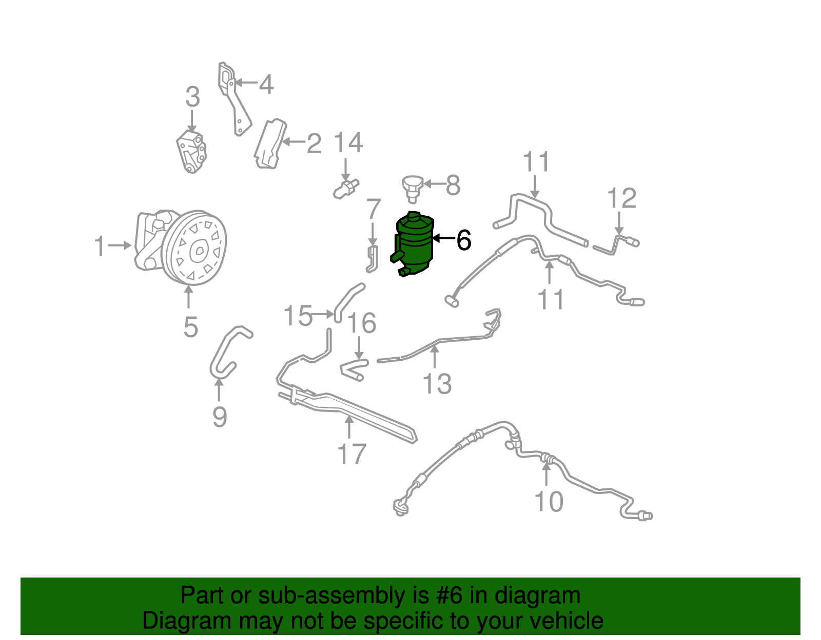 53701-SDA-A01 - 2004-2012 Acura - Tank, Power Steering Oil | All ...