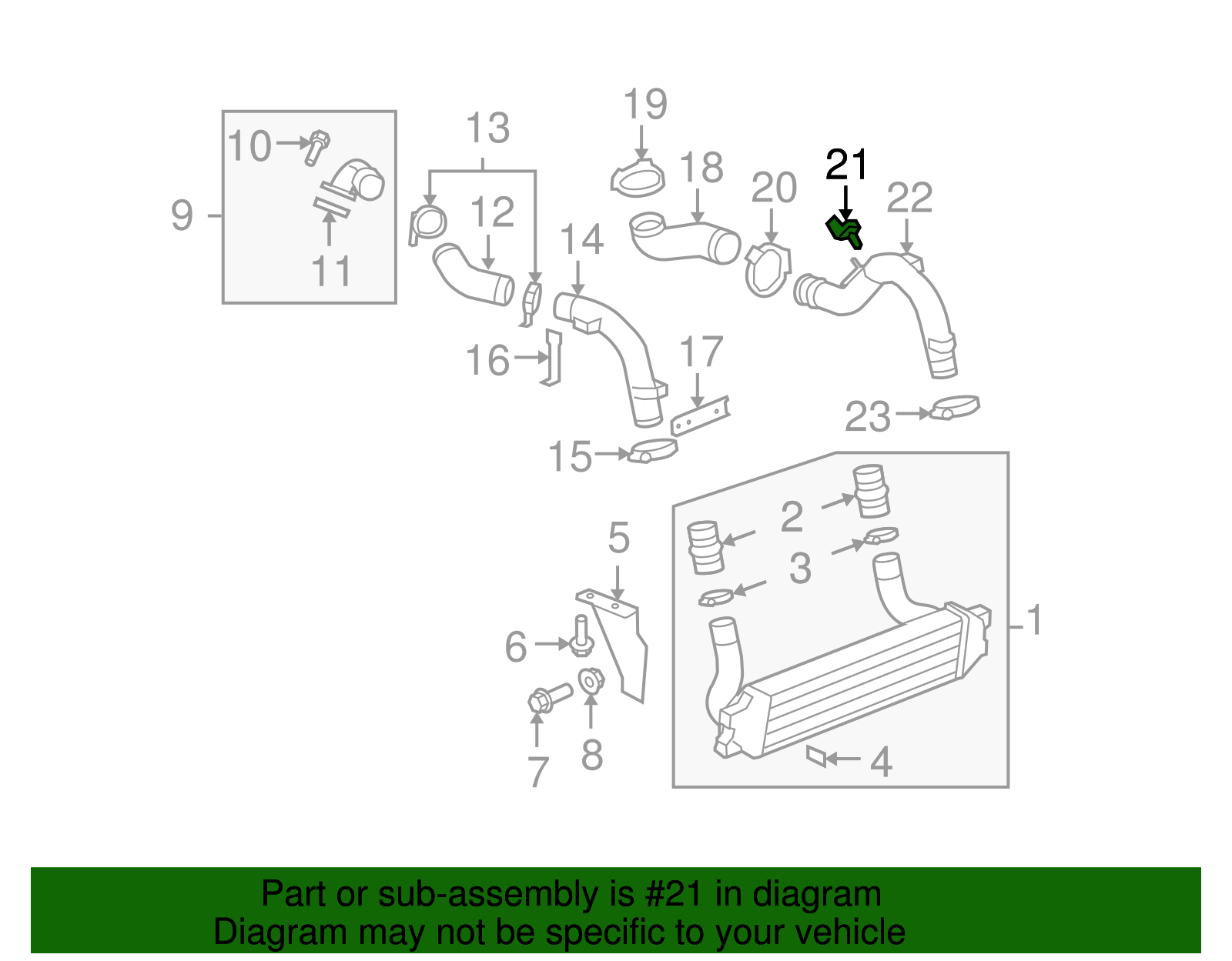 2007-2010 GM Intake Manifold Pressure and Temperature Sensor 12592017 ...