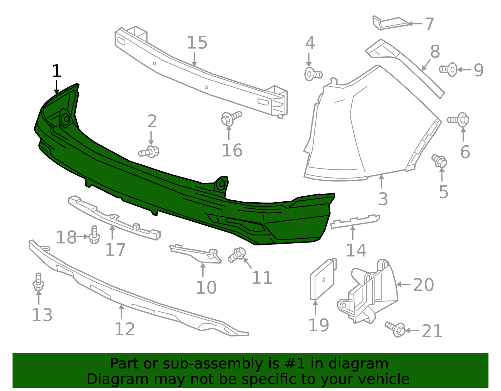 71501-TLA-A00 - Bumper Cover 2017-2019 Honda CR-V | Toronto Honda Parts