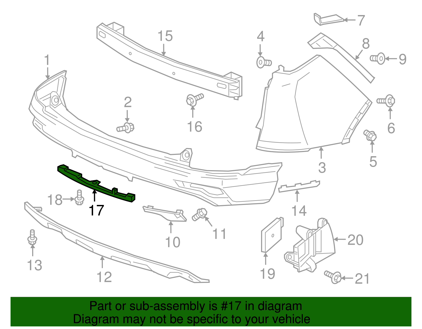 74985-TLA-A52 - Rear Sensor 2017-2019 Honda CR-V | Honda Parts Online