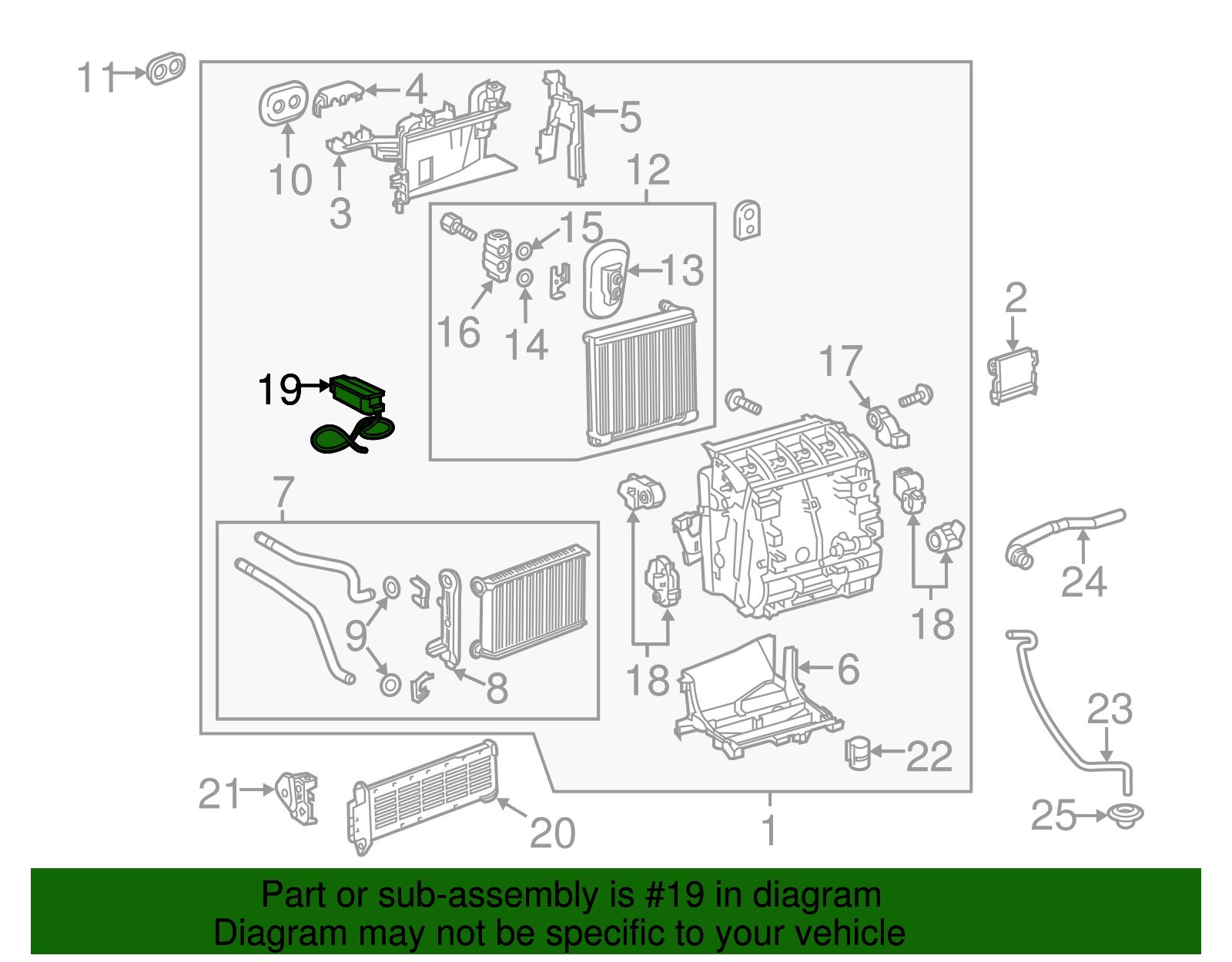 88898-F4010 - 2018-2022 Toyota C-HR - Refrigerant Temp Sensor | Nucar ...