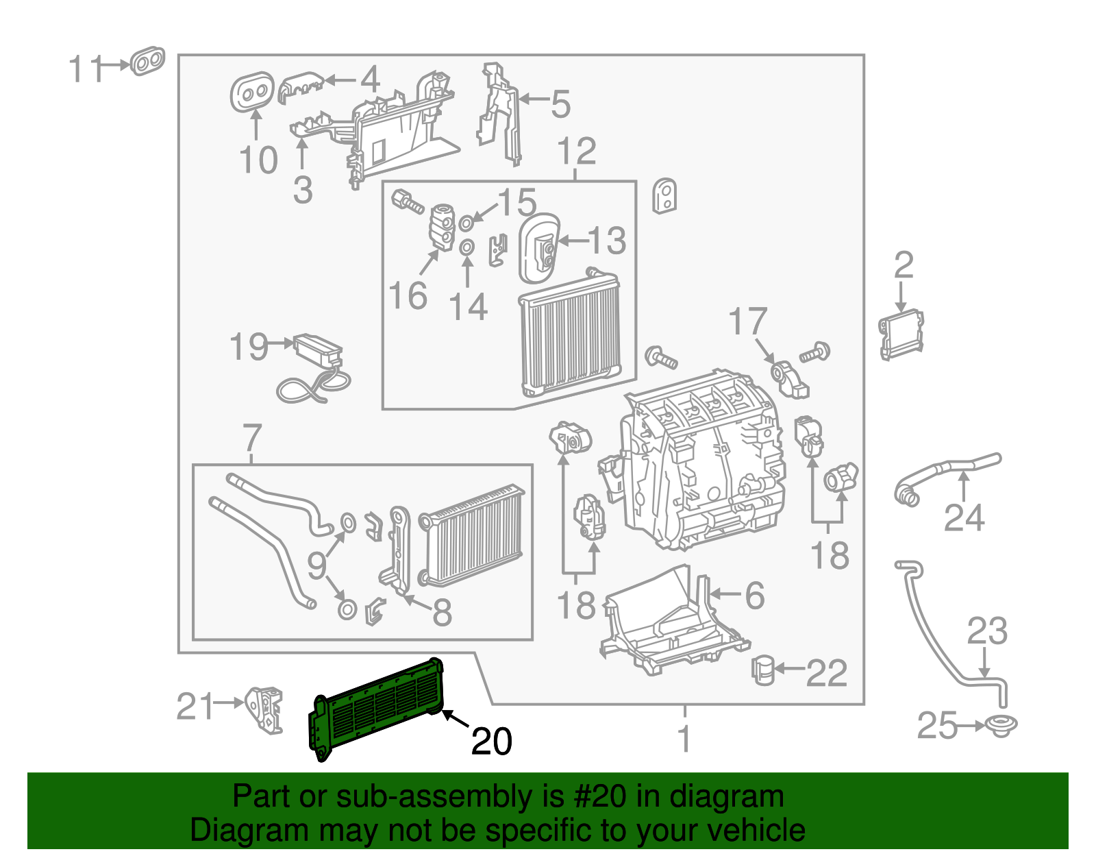 2018-2019 Toyota C-HR Heater 87710-F4010 | Toyota Parts Center