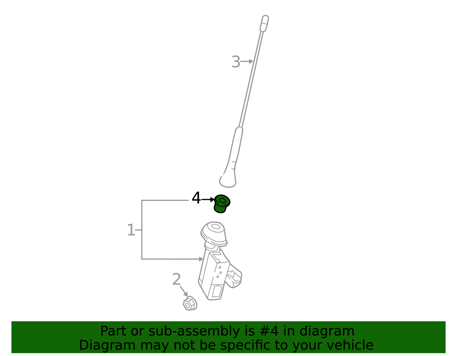N243-66-A31 - Mast Nut - 2016-2020 Mazda MX-5 Miata | Mazda Parts Factor
