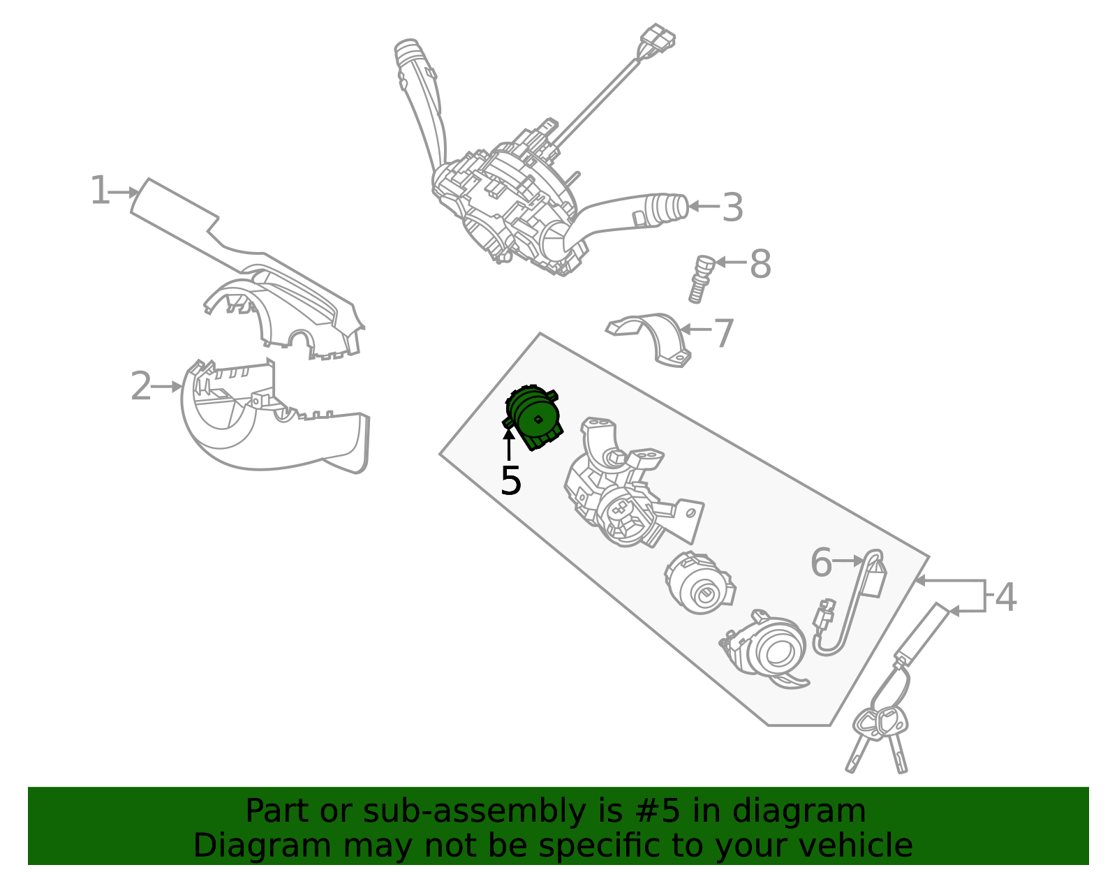 93110-J7000 - Ignition Switch 2021-2024 Kia K5 | Kia.Parts Store