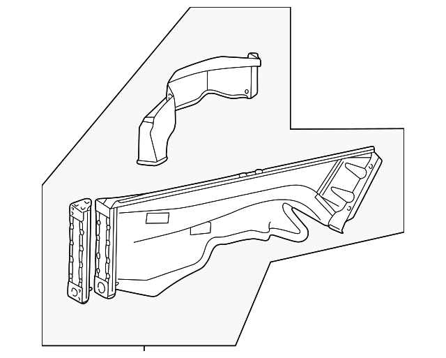 2009-2011 Mercedes-Benz G 55 AMG® Wheelhouse Assembly 463-620-38-50 ...