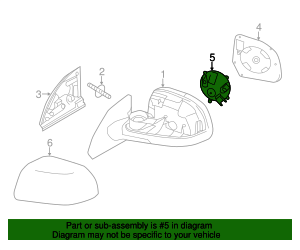 2013-2017 Nissan LEAF Actuator 96367-1HK5A | Nissan Parts Central