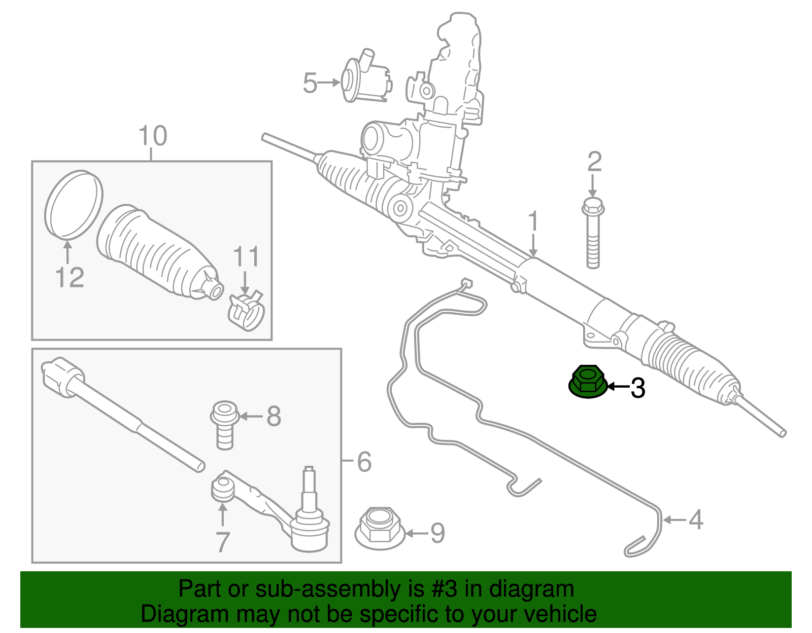 BMW 1997-2019 BMW Upper Control Arm Nut 33-32-6-760-376 | BMW ...
