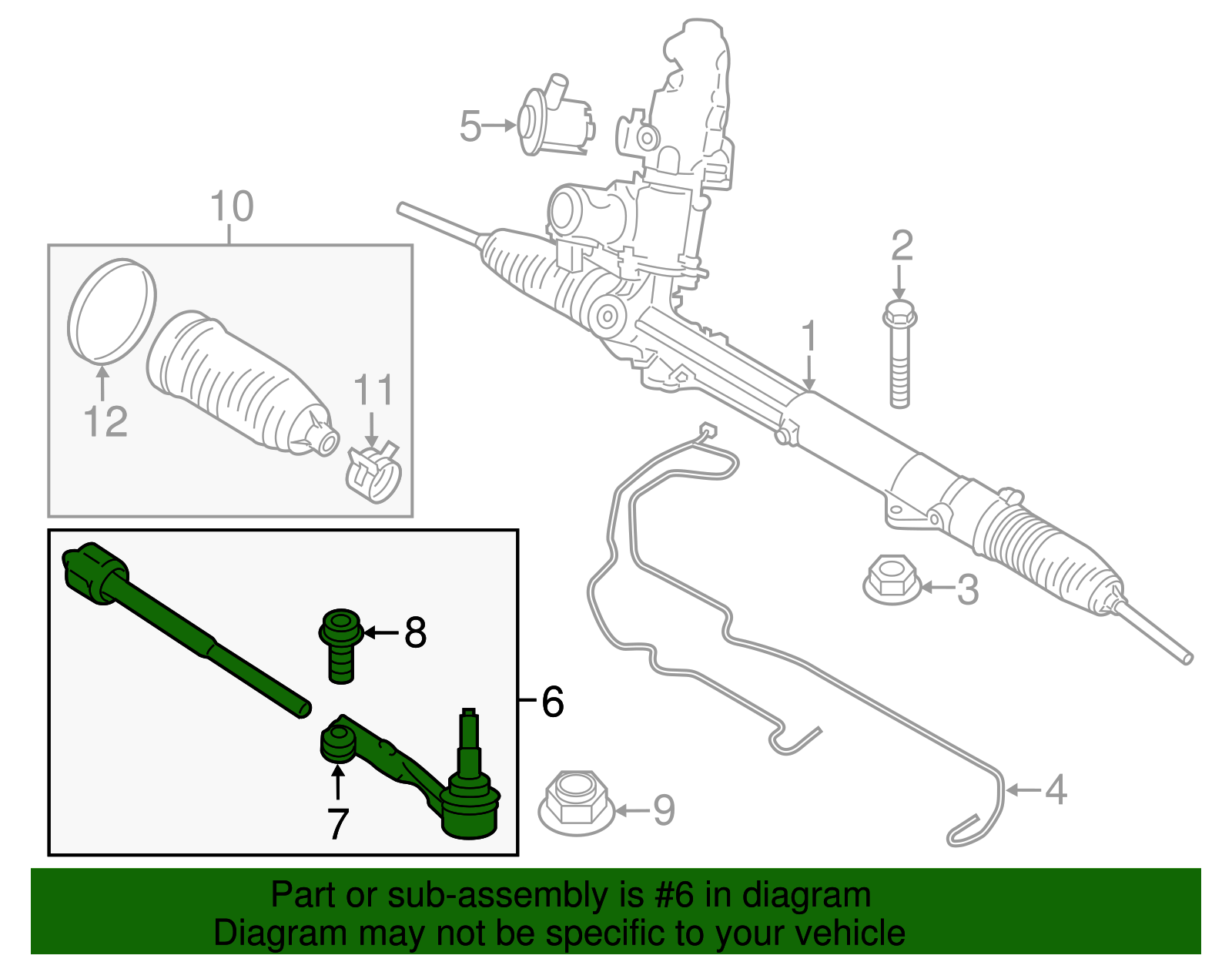 32-10-6-863-857 - 2014-2019 BMW - Tie Rod Assembly | Buy BMW Parts Now