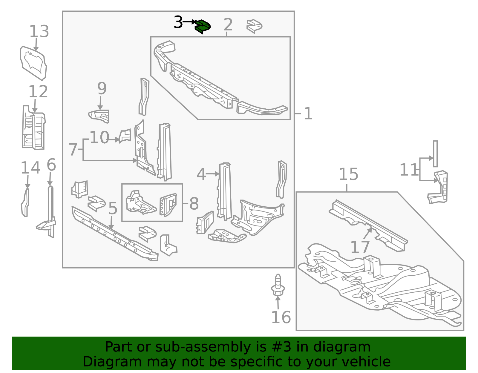 Genuine Official Toyota Upper Tie Bar Support Bracket part# 53214-0C010 ...