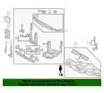 Genuine Toyota Splash Shield Bolt part# 90119-A0169 for 2003-2025 ...