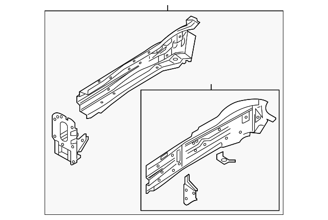 KB7W-54-31XB - Lower Rail Assembly 2017-2025 Mazda CX-5 | Mazda-Parts