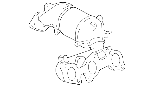25051-20040 - Exhaust Manifold 2004-2007 Toyota | Capitol Toyota Parts