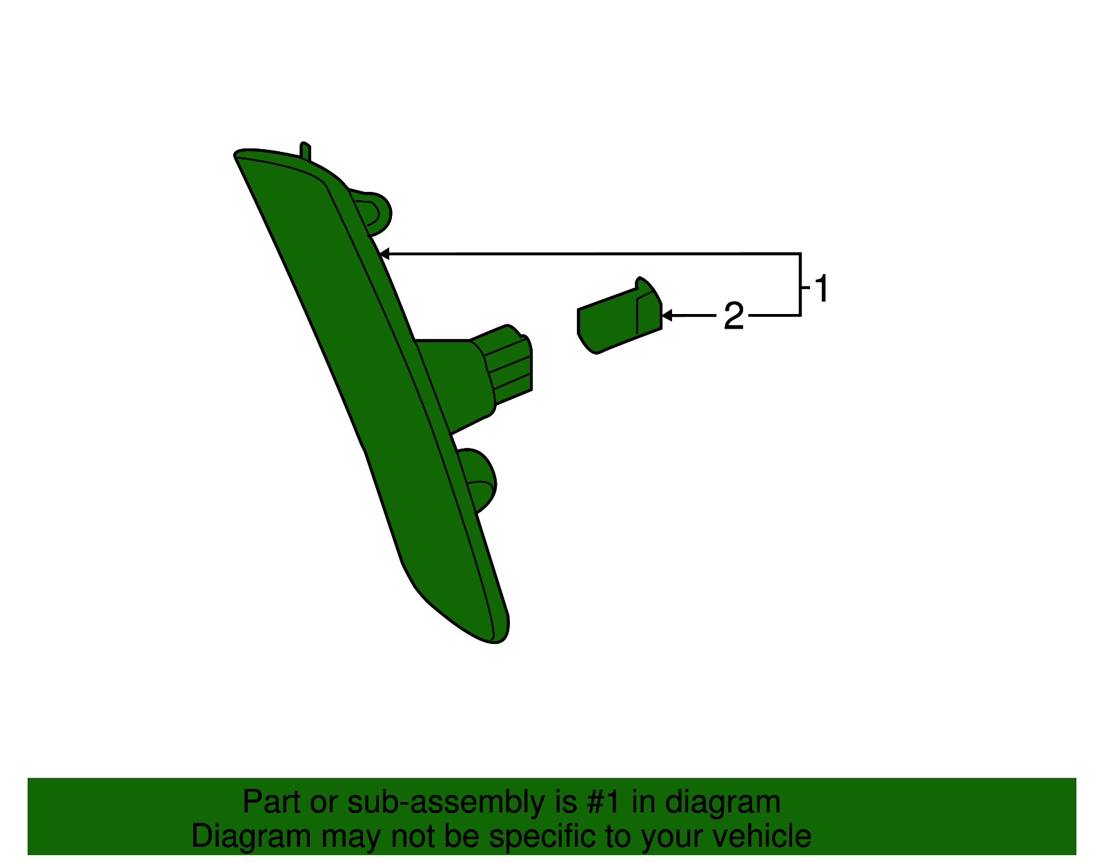 2016-2024 Chevrolet Camaro Red Rear Passenger Side Fascia Auxiliary ...