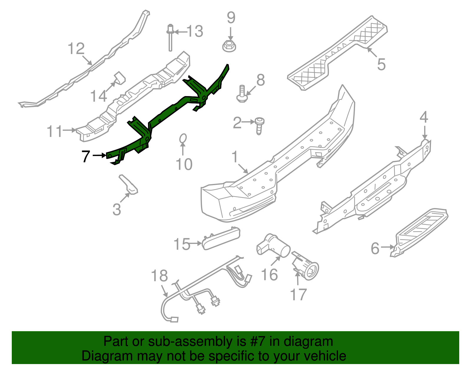 2008-2015 Nissan Armada Bumper Bracket 85222-ZQ00A | Temecula Nissan Parts