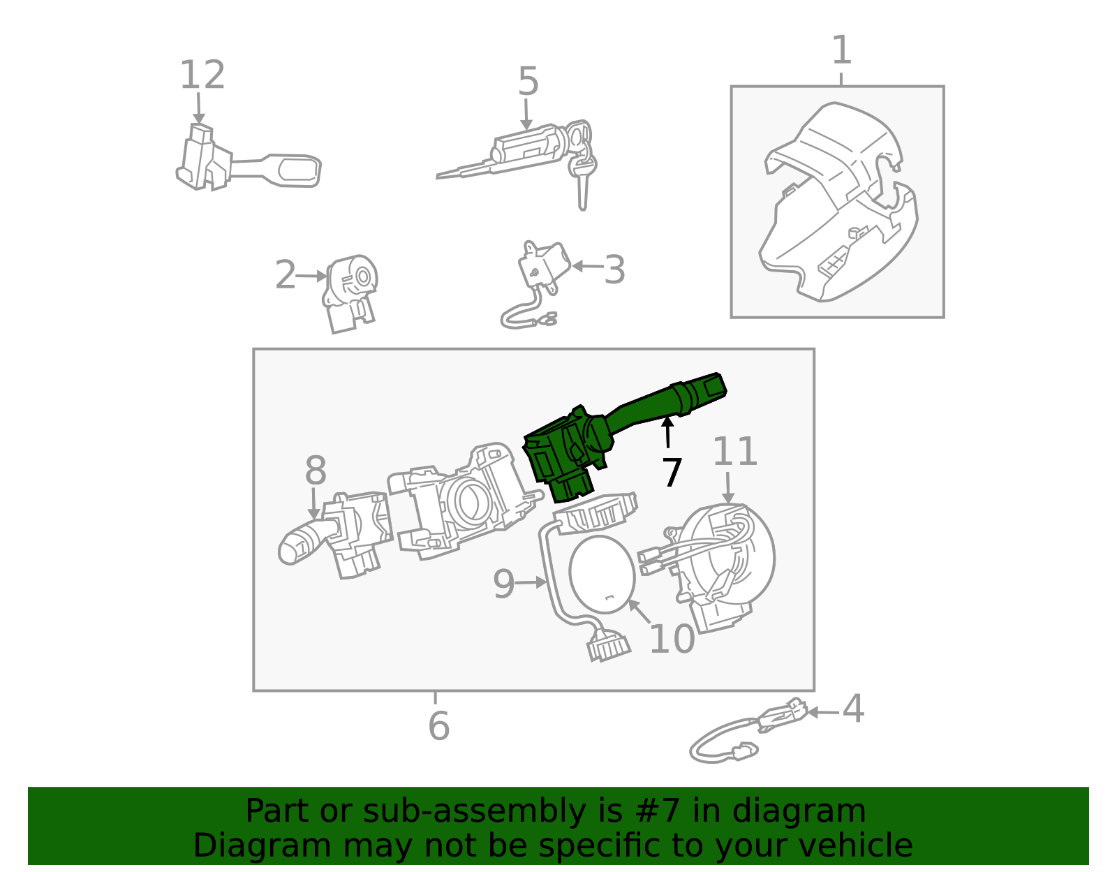 2013-2014 Toyota FJ Cruiser 2013-2014 Toyota FJ Cruiser - Wiper Switch ...