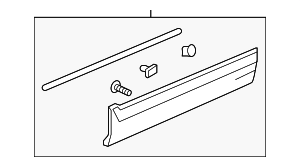 75312tlaa01 - Honda Lower Molding 2017-2022 Honda CR-V | Performance ...